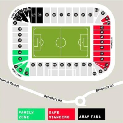 Proposed Stadium Layout - Moving Away Fans | Saints DSA